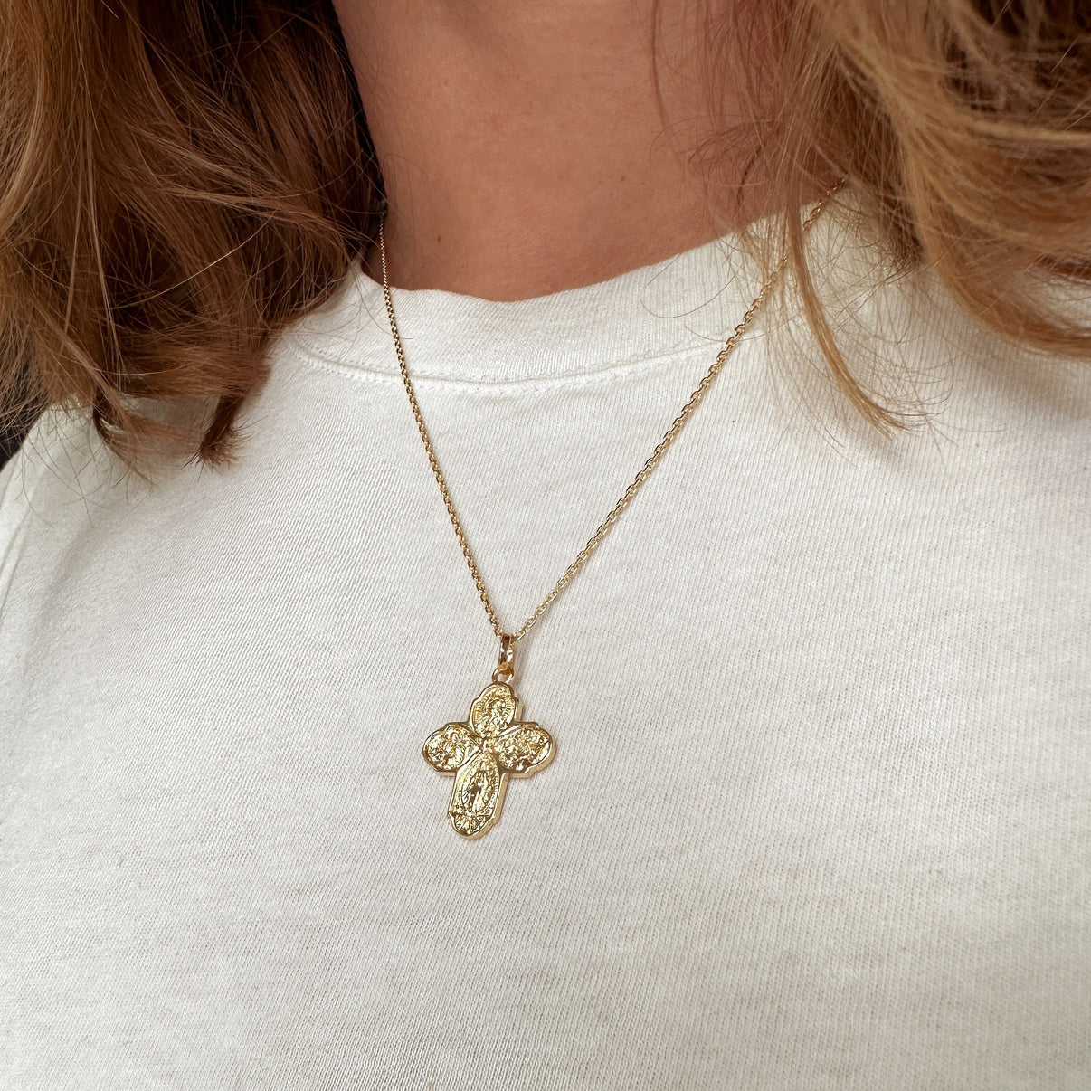The Four Way Cross Medal Necklace – ImmaculateBlessed