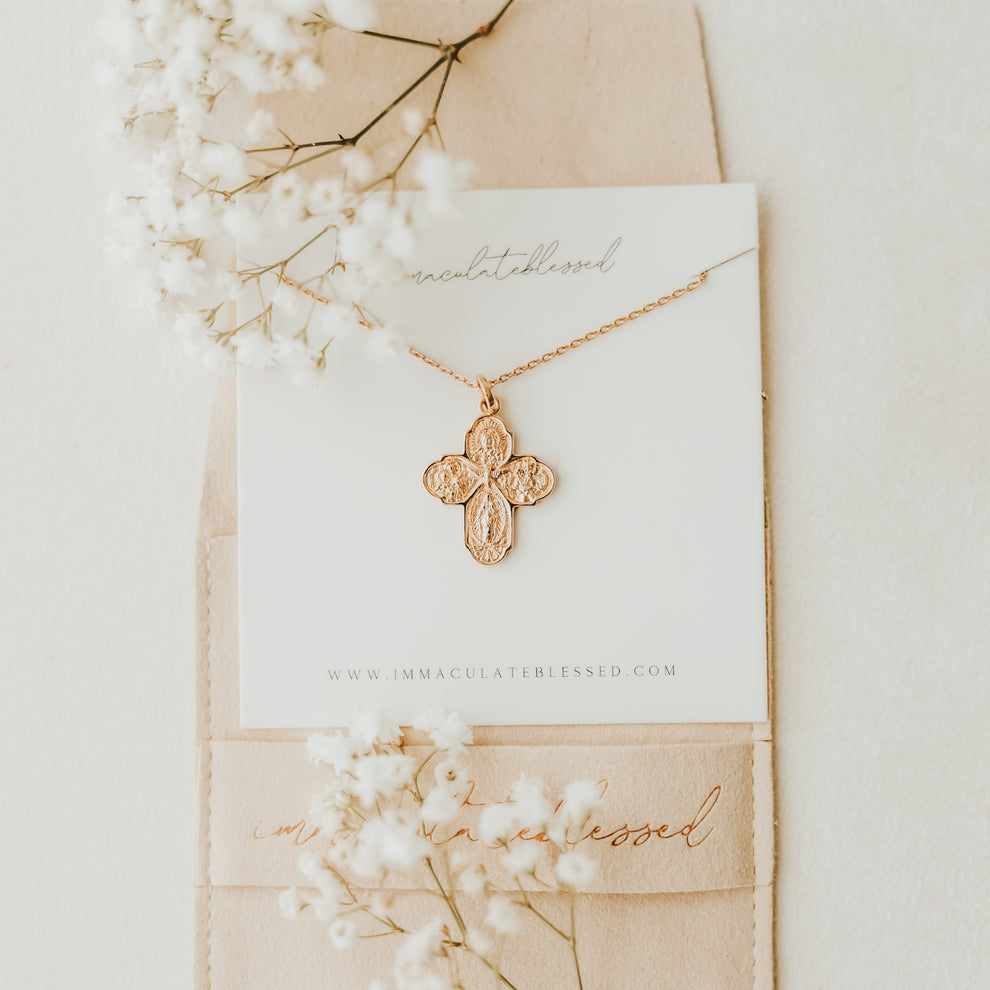 The Four Way Cross Medal Necklace – ImmaculateBlessed